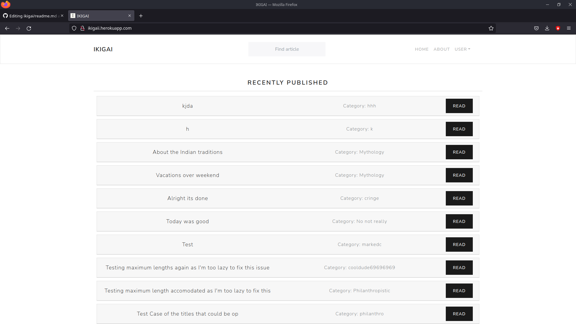 GitHub - thatsameguyokay/ikigai: 🔥 [PROXY] fully scalable web app for posting blogs anonymously