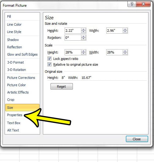 How To Lock An Image To A Cell In Excel 2010 Live2Tech