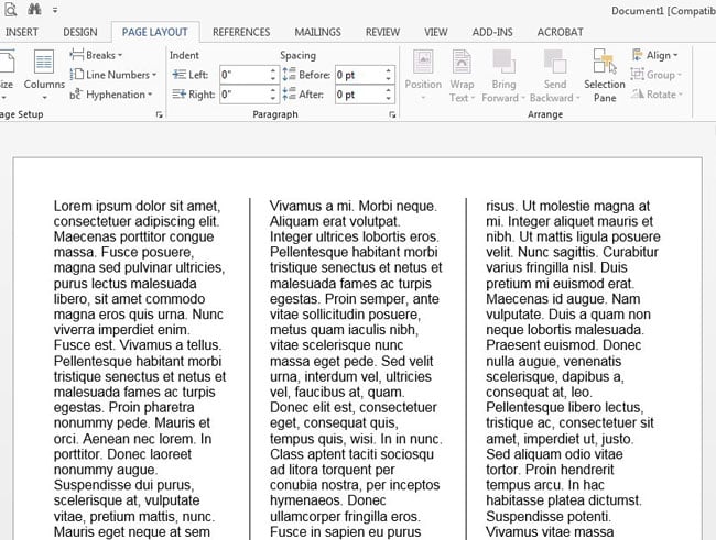 How To Add Lines Between Columns In Word 2013 Live2Tech