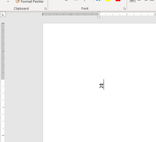 How To Add A Pi Symbol In Microsoft Word For Office 365 Live2Tech