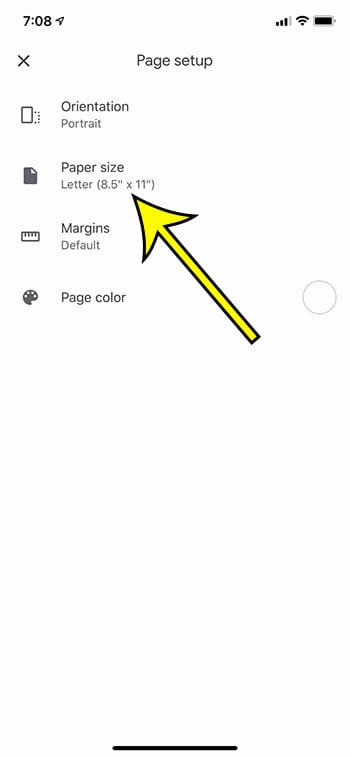 How To Change Paper Size On IPhone In The Google Docs App Live2Tech