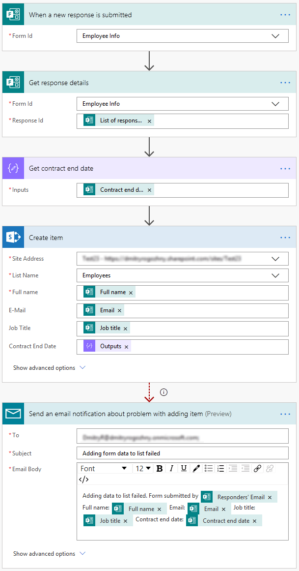 Update Sharepoint List Item Using Power Automate