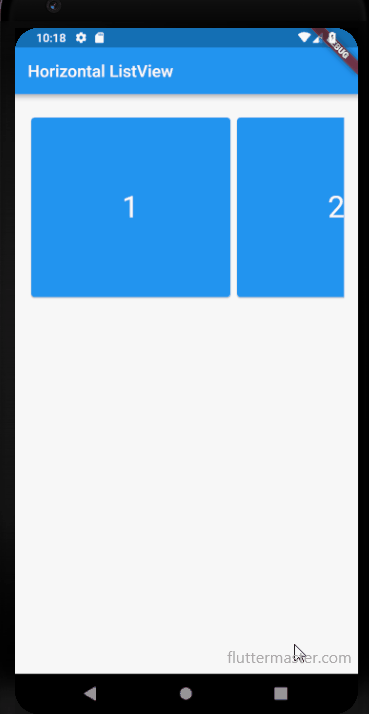 How To Create Horizontal Vertical Listview In Flutter App Android