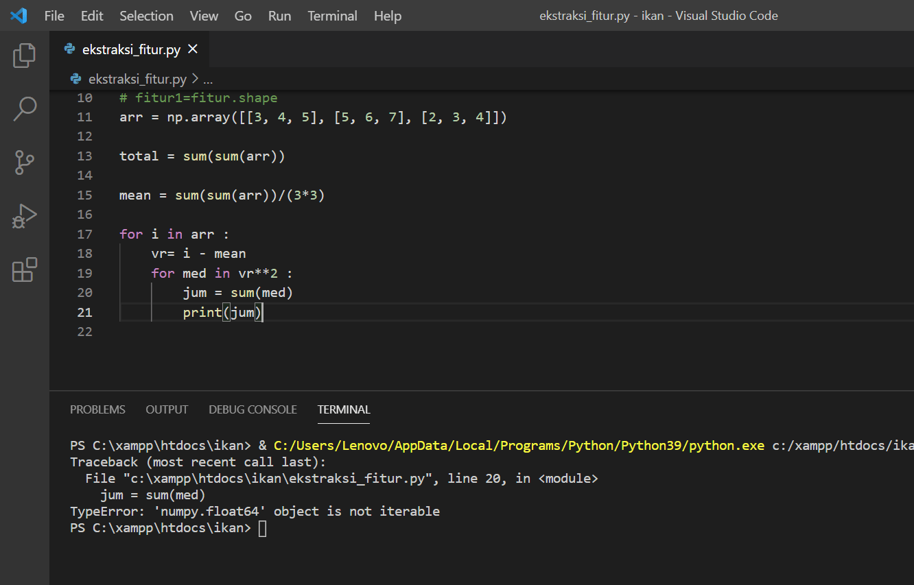 Typeerror Numpy Float64 Object Cannot Be Interpreted As An Index