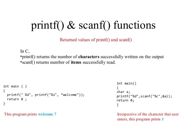 difference-between-scanf-and-printf-in-c-language-otosection
