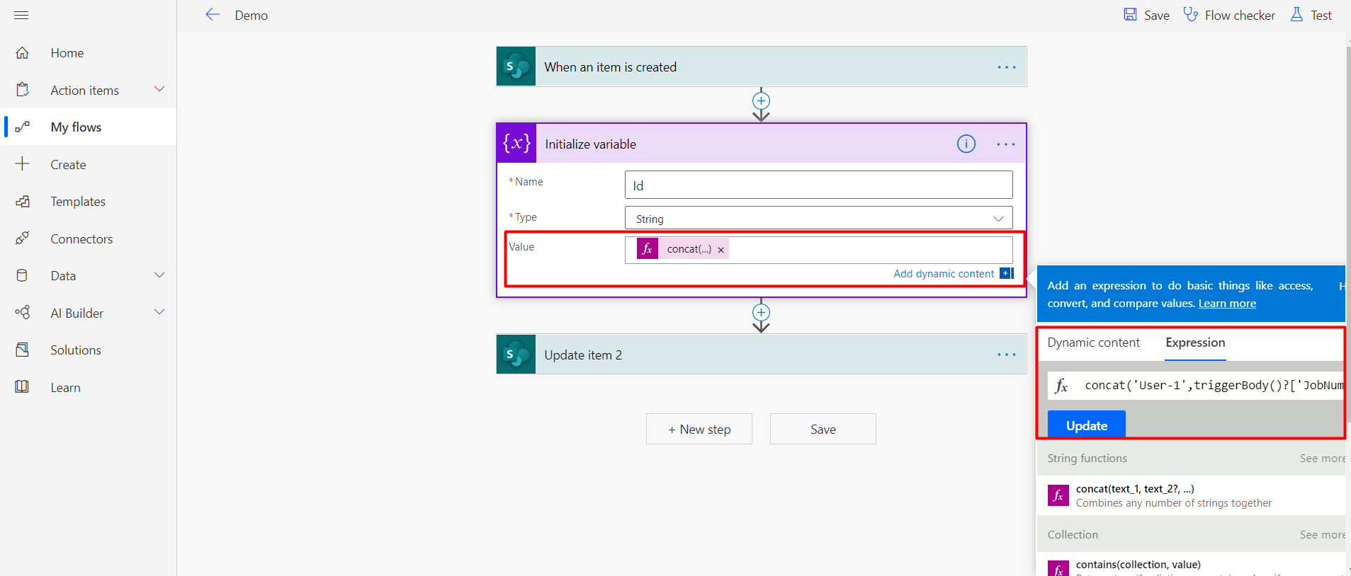 how-to-update-columns-in-sharepoint-list-using-power-automate-otosection