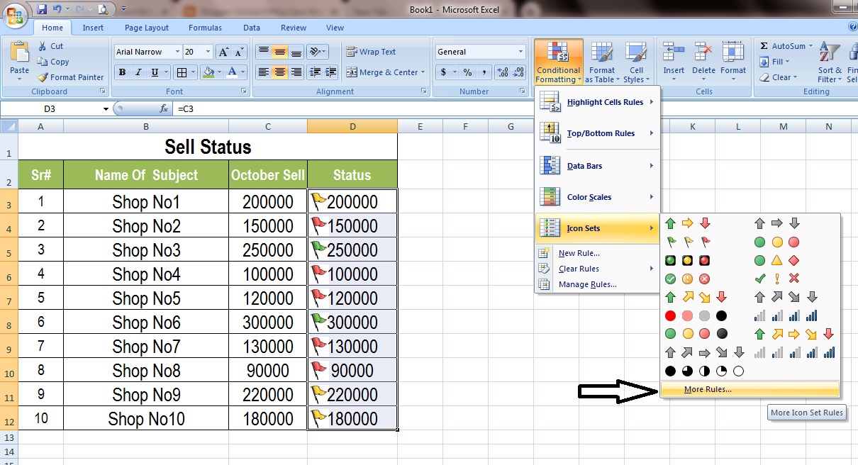 excel-icon-sets-otosection