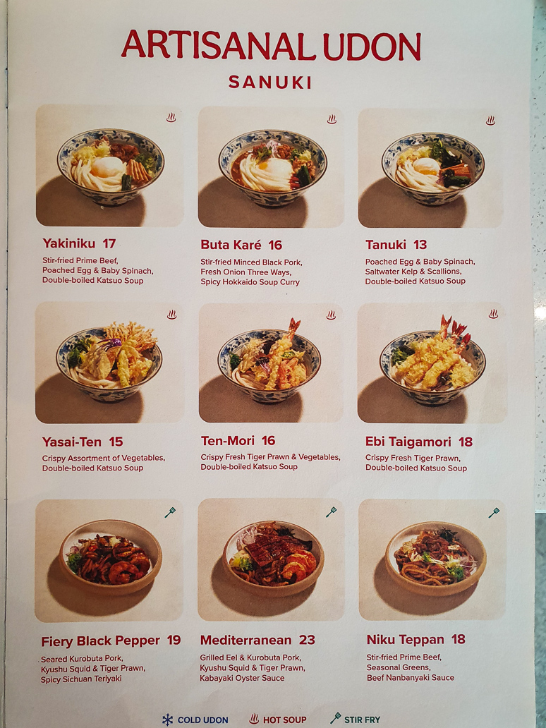 Umai menu store