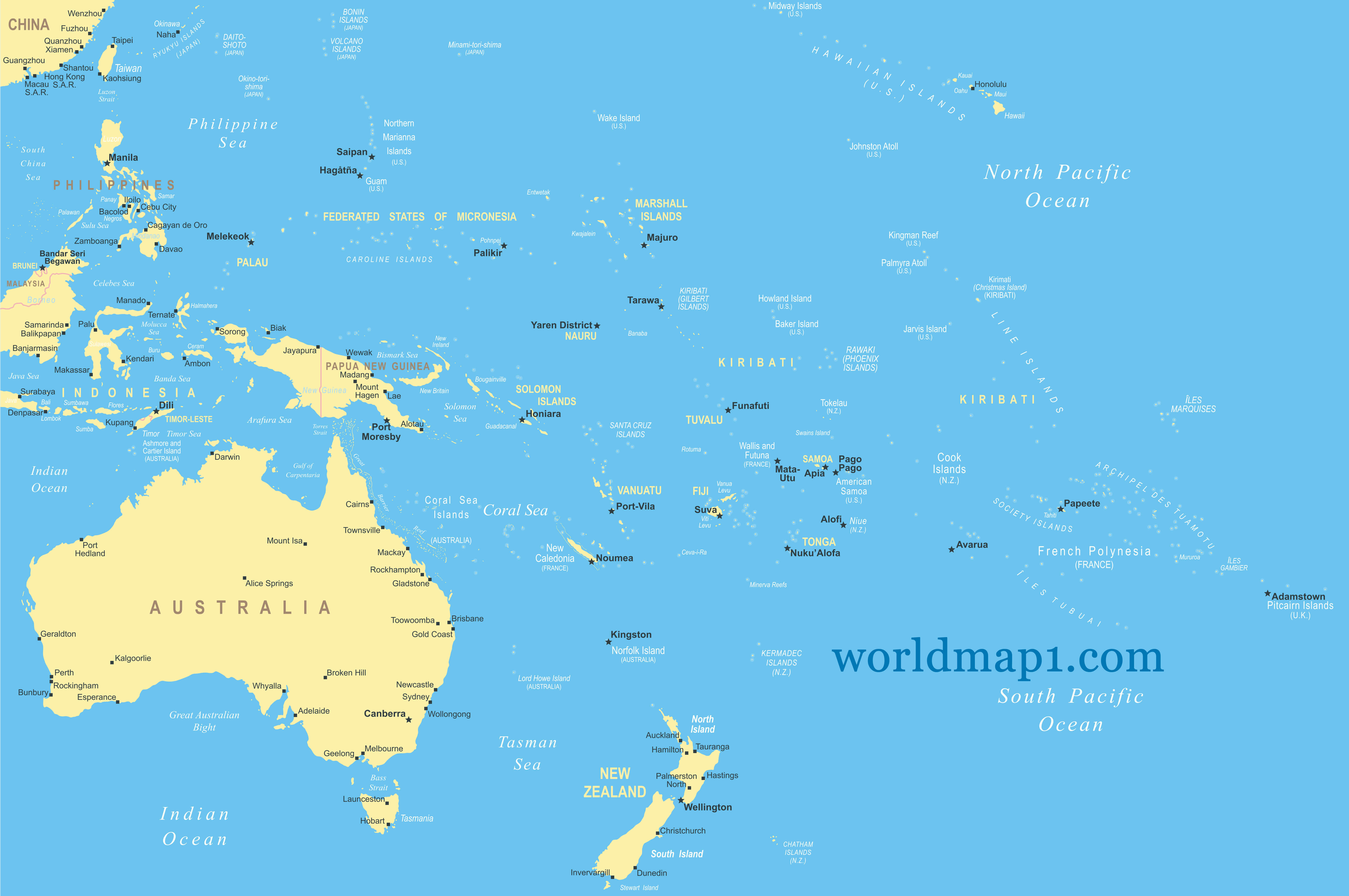 Countries Of Oceania And Australia Otosection countries-of-oceania-and-australia-otosection
