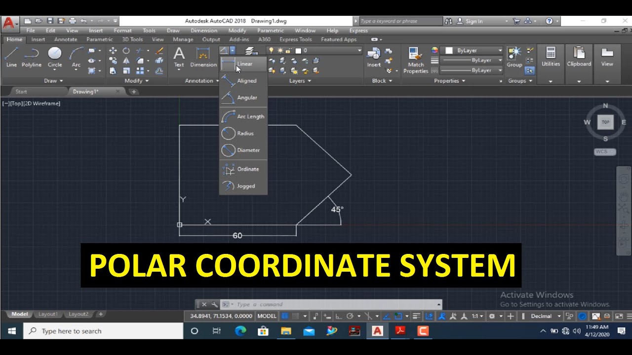 coordinate-system-autocad-otosection