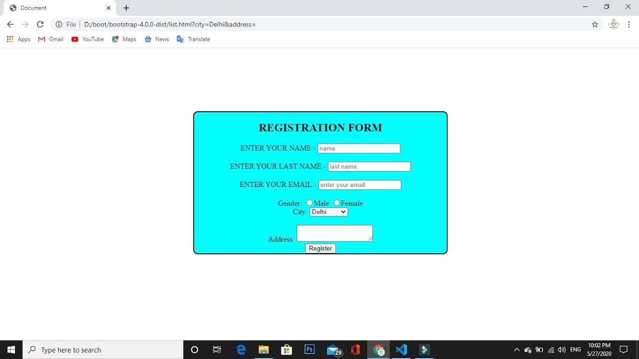 How To Create A Registration Form In Html And Css How To Make how-to-create-a-registration-form-in-html-and-css-how-to-make