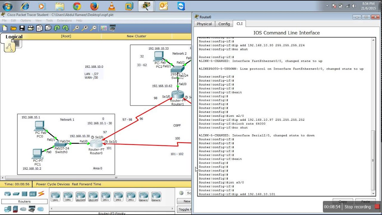 How To Configure Ospf Routing In Cisco Packet Tracer Otosection