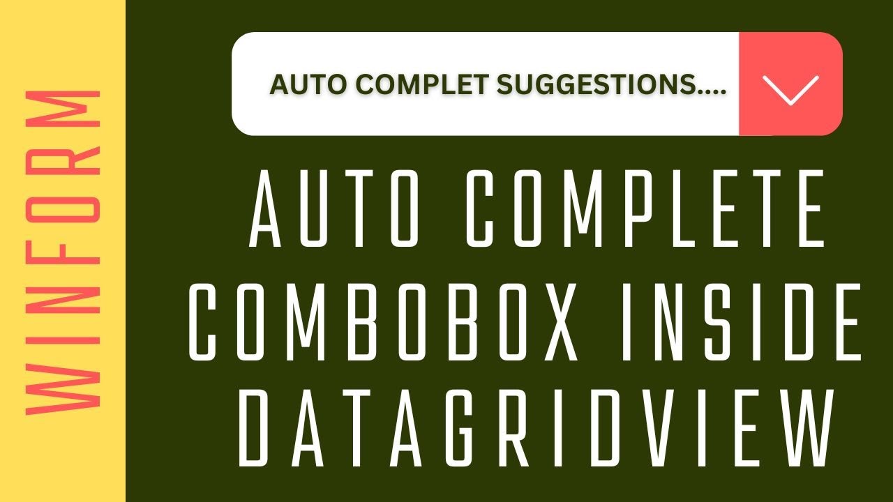 Simple Autocomplete Combobox In A Datagridview Free Source Code Simple Autocomplete Combobox In A Datagridview Free Source Code