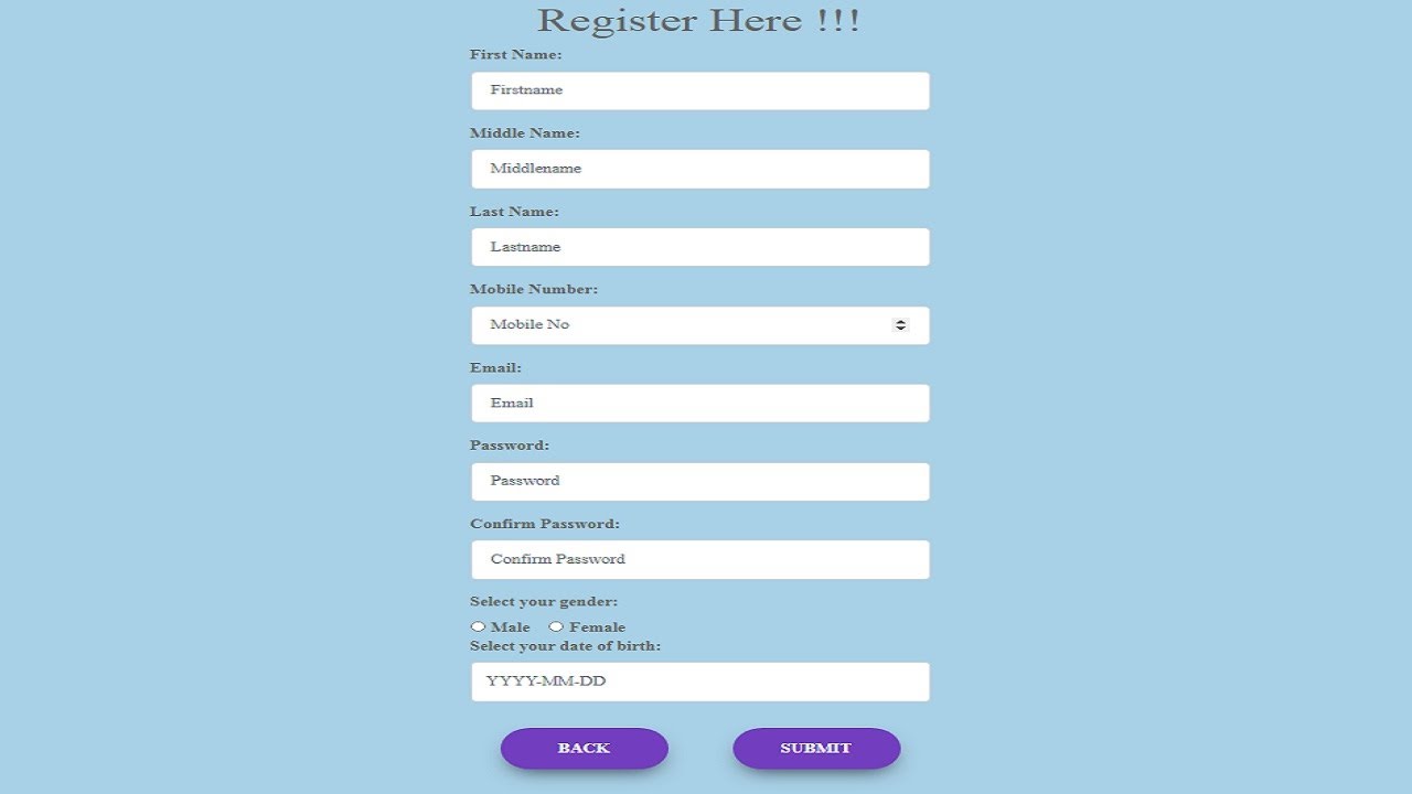 How To Create A Responsive Registration Form Using Html Css Signup Login Form Using Html Css how-to-create-a-responsive-registration-form-using-html-css-signup-login-form-using-html-css