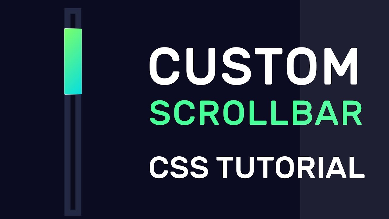 Create A Custom Scrollbar In Pure Css Otosection
