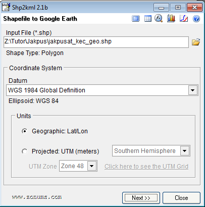 Cara Membuat 3D KML dari Shapefile Menggunakan Freeware SHP2KML ...